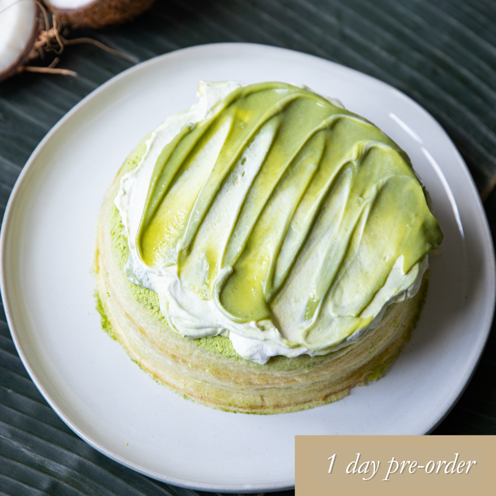 Pandan Matcha Mille Crêpes - 9 inches – LADY WONG